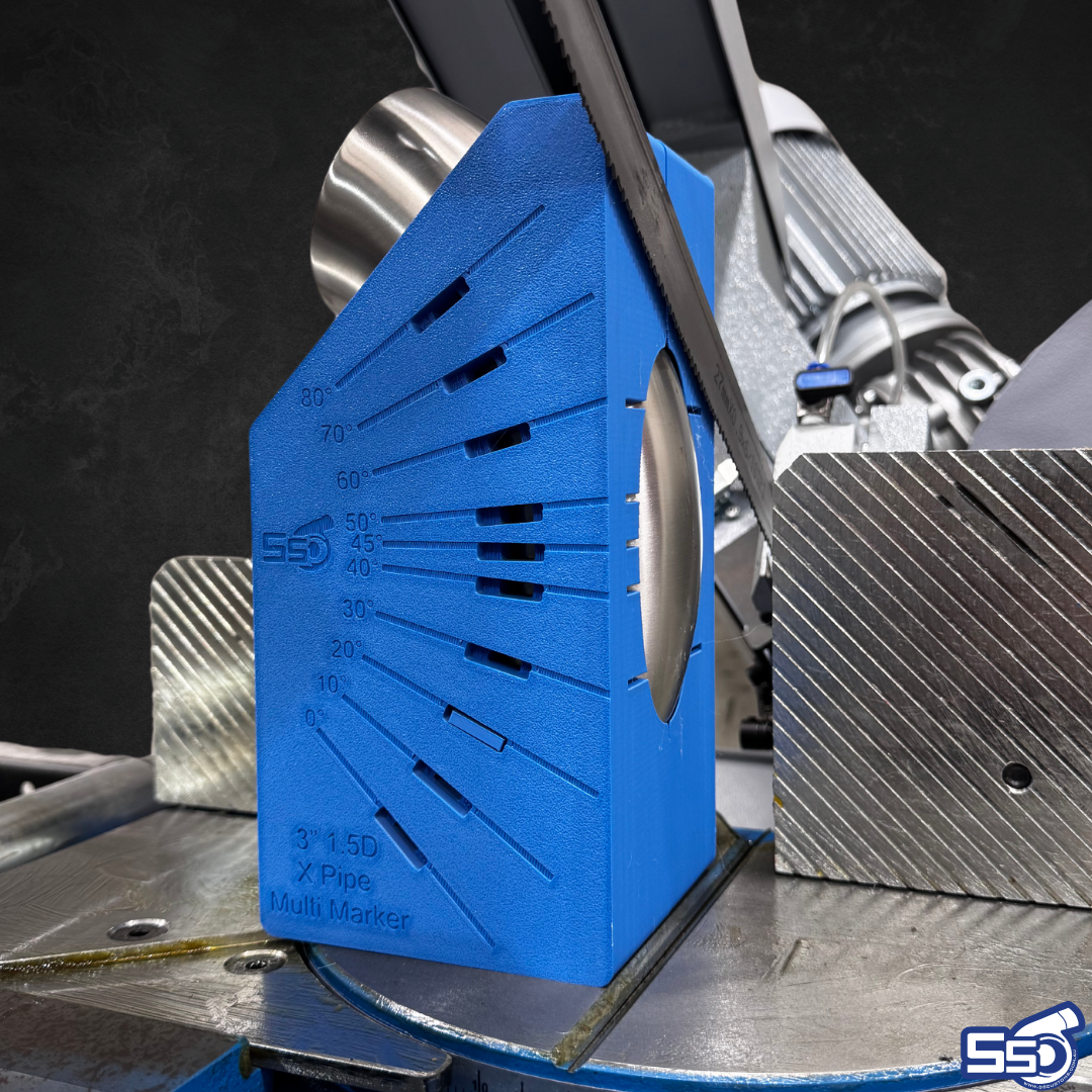 X Pipe Multi Degree Cutting Blocks – Precision Marking for X & Merge Pipes – SsCustom