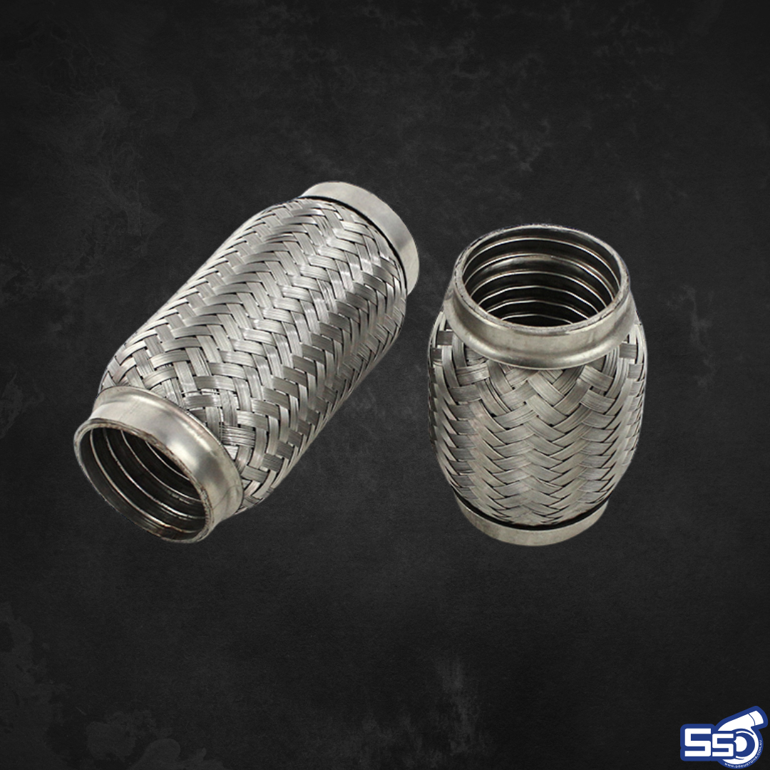Stainless Mesh Flexi Bellows – Heavy-Duty Exhaust Flexibility – SsCustom