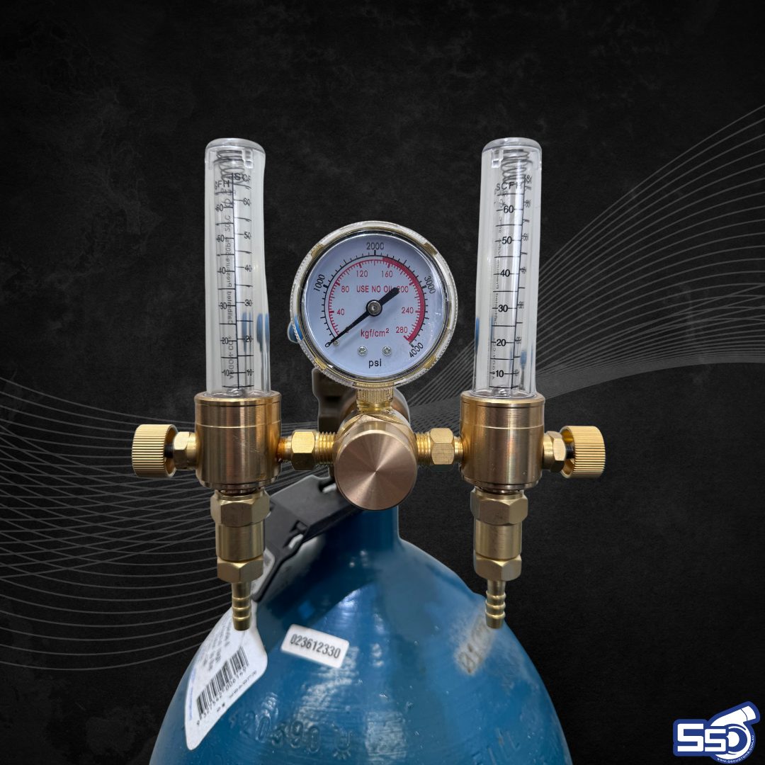 Dual Argon Regulator – Precise Gas Flow for Purge Welding – SsCustom