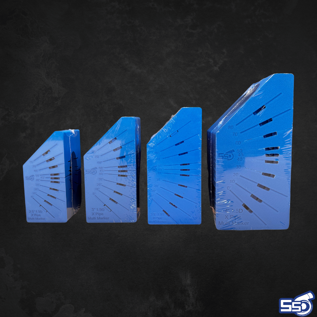 X Pipe Multi Degree Cutting Blocks – Precision Marking for X & Merge Pipes – SsCustom