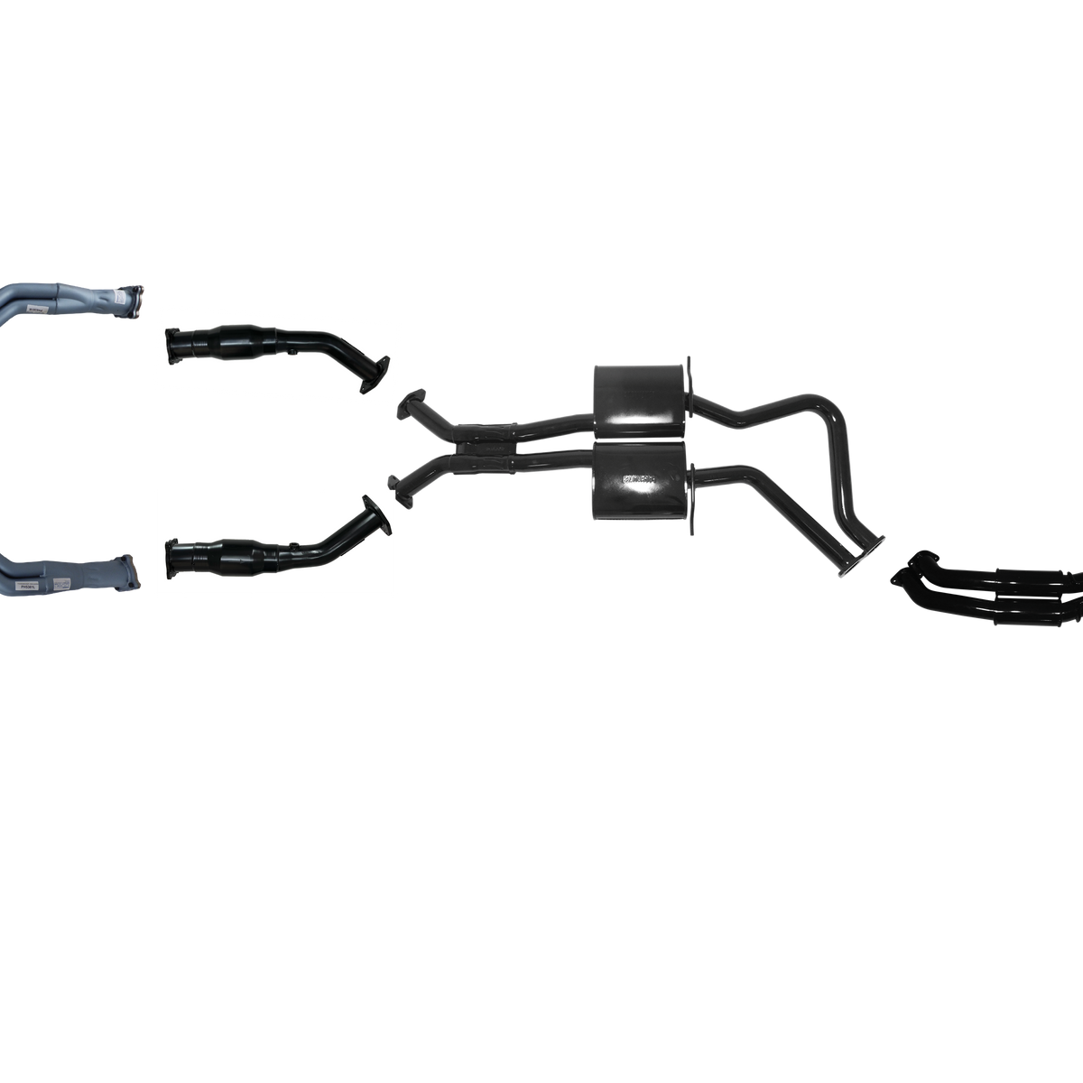 Holden VZ 6.0L 8 Cylinder 1 3/4" Tuned Headers 2 1/2 Inch System – SsCustom