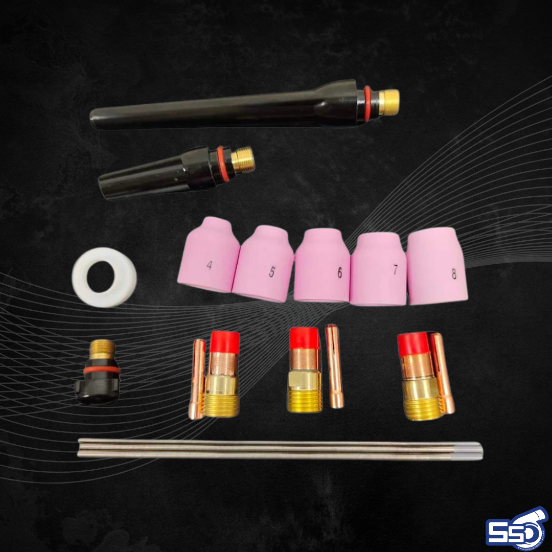 TIG Essentials Kit – High-Quality Welding for Mild Steel & Aluminum ...
