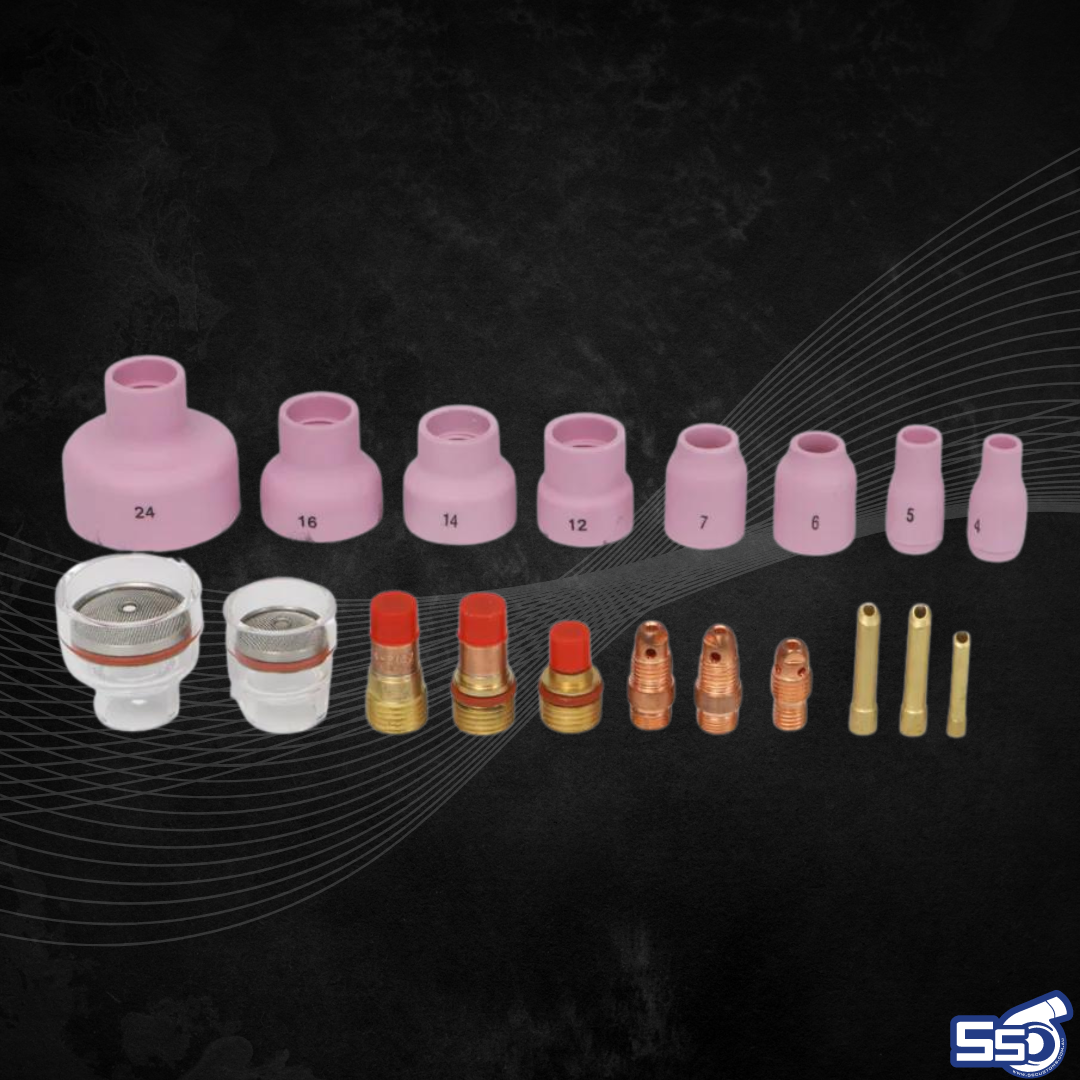 Precision TIG Kit – Superior Gas Coverage for WP-17/18/26 Torches ...